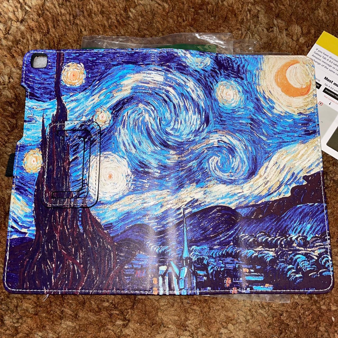 Van Gogh Starry Night case for Samsung Galaxy Tab A... | Depop