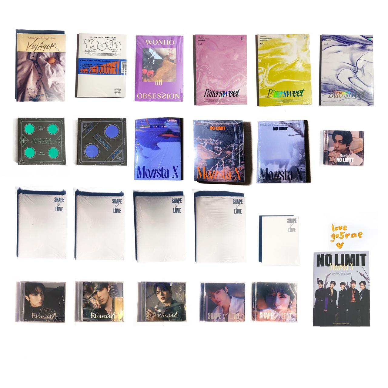 Albums Wonho & Monsta X 🍅Sealed album: £14 (unsealed... - Depop