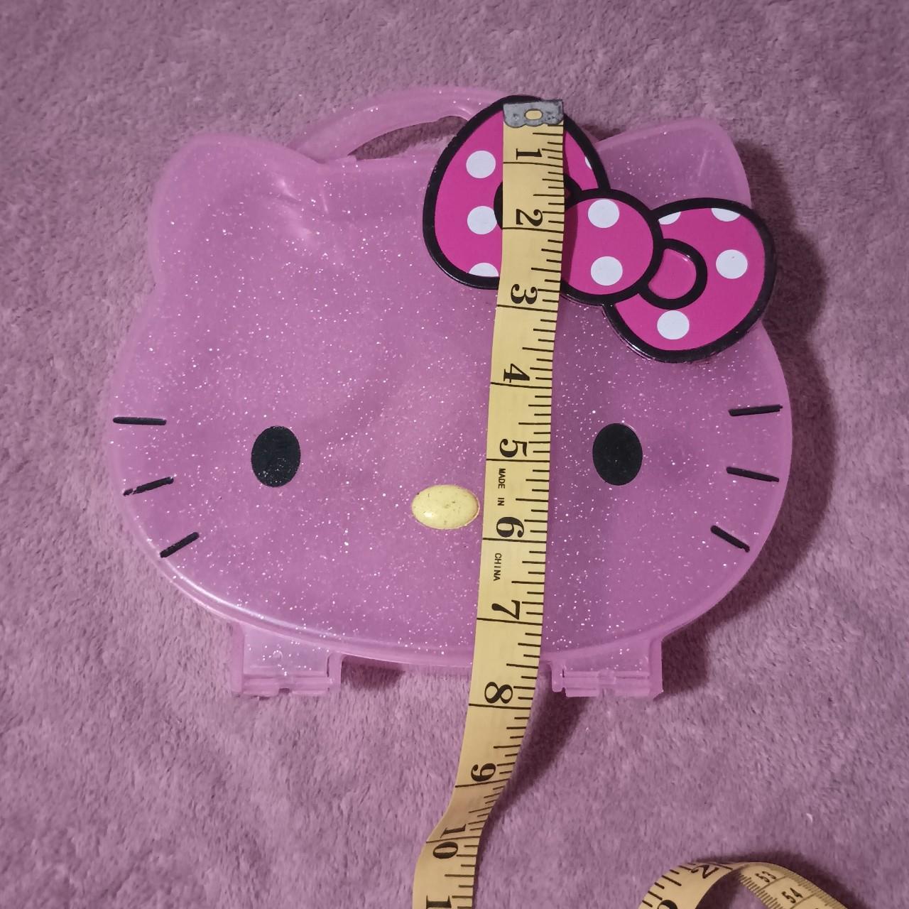 small glittery hello kitty storage case 🤍 🎀 official... | Depop