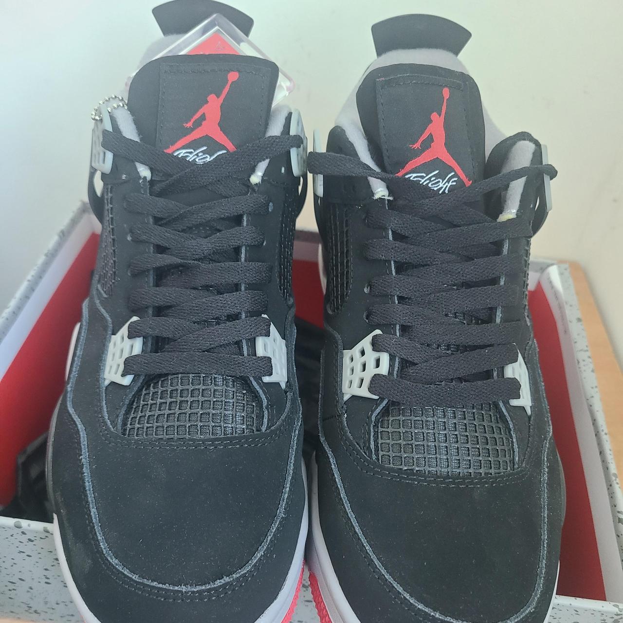 Air Jordan 4 retro shoes Comes with box and laces - Depop