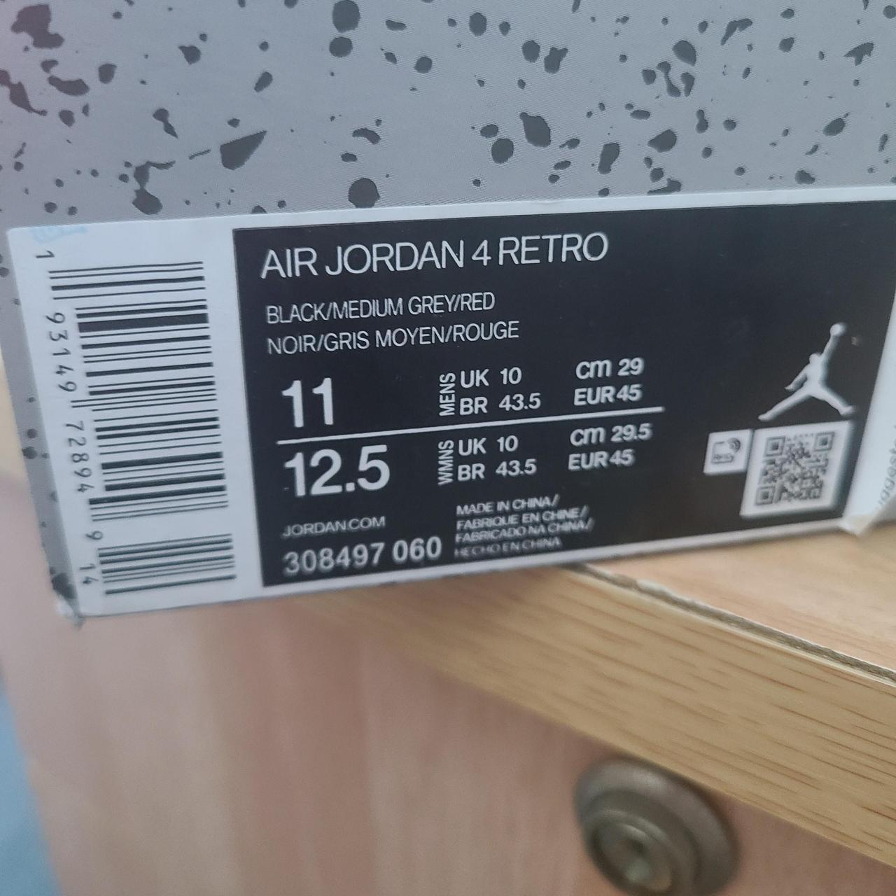 Air Jordan 4 retro shoes Comes with box and laces - Depop