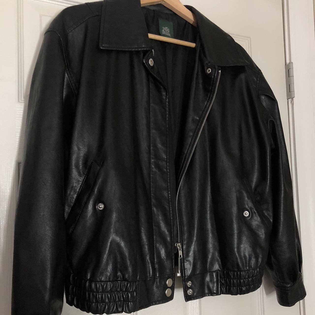 wild fable faux leather biker jacket: no flaws, cute... - Depop