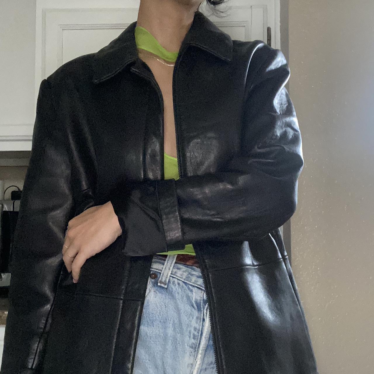 Vintage Buttery Soft Jones NY 100% Leather Jacket... - Depop