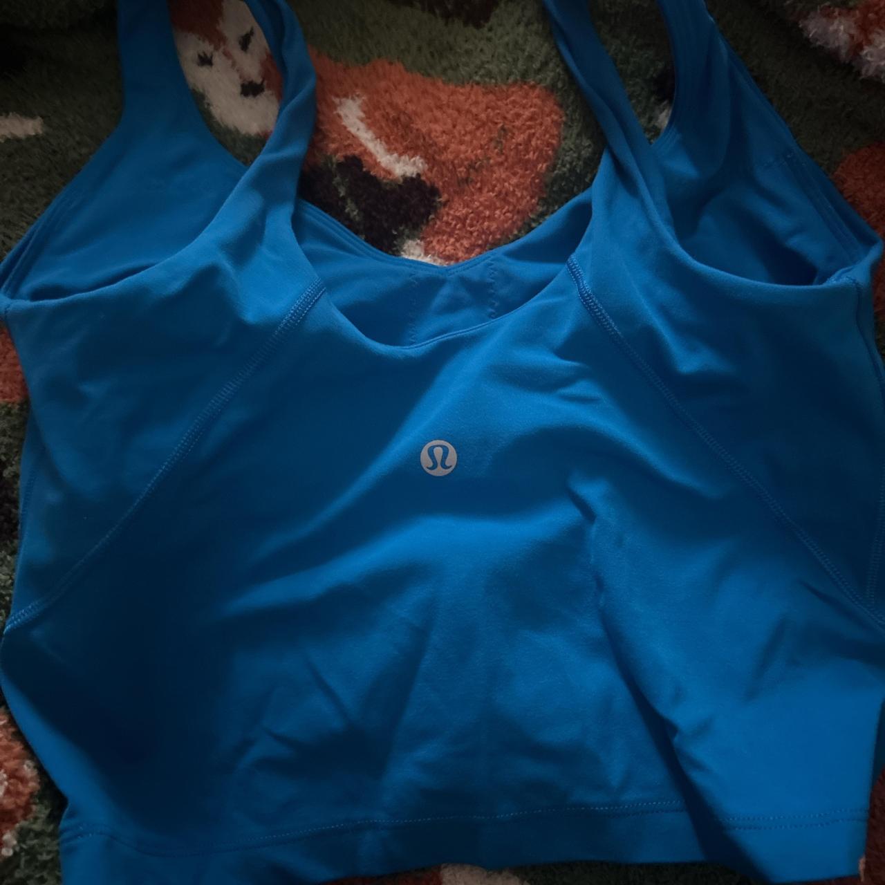 poolside blue align tank #lululemon... - Depop