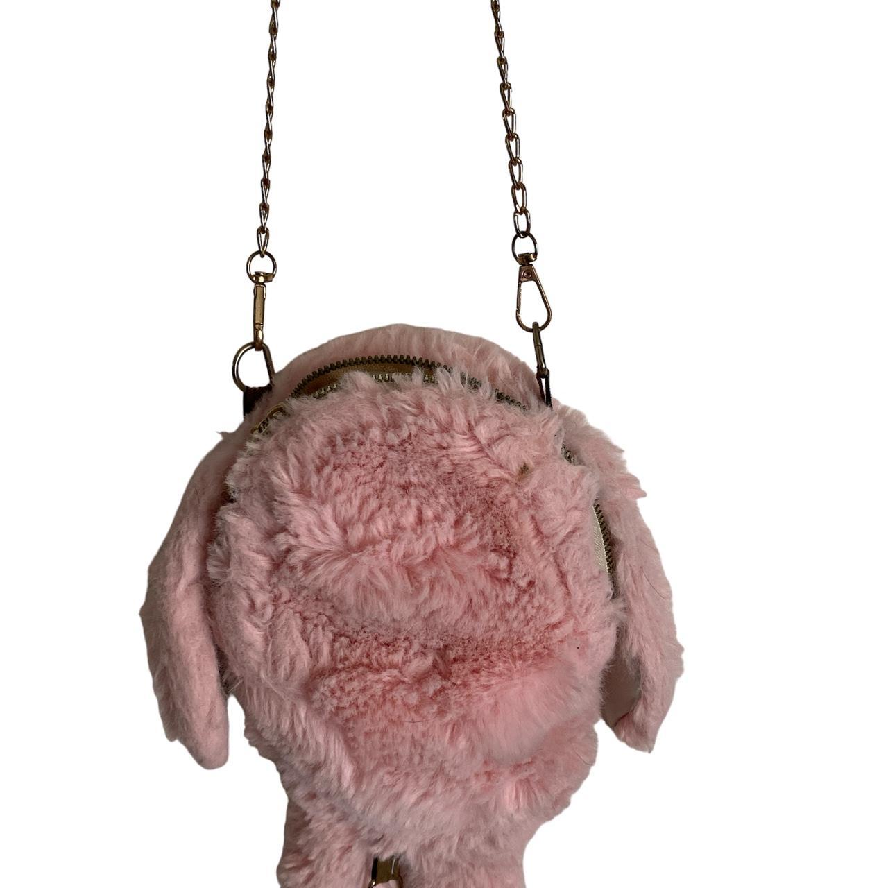 Pink bunny bag with chain - perfect for carrying... - Depop