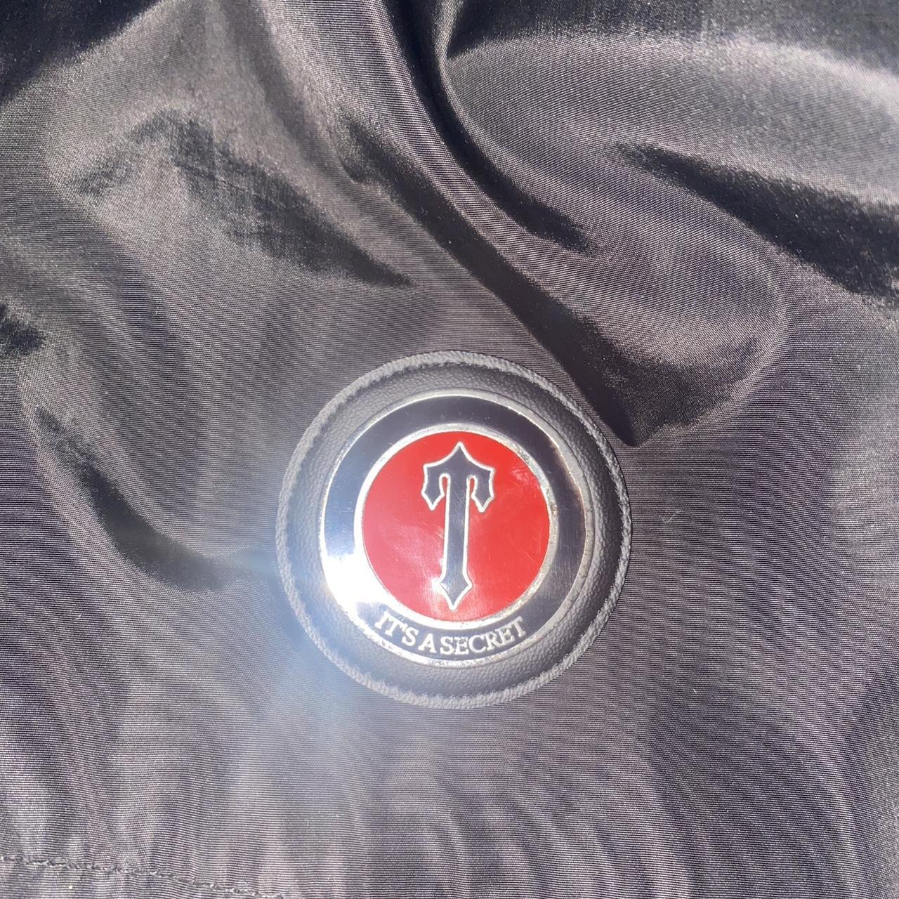 Black and red trapstar windbreaker #jackets - Depop