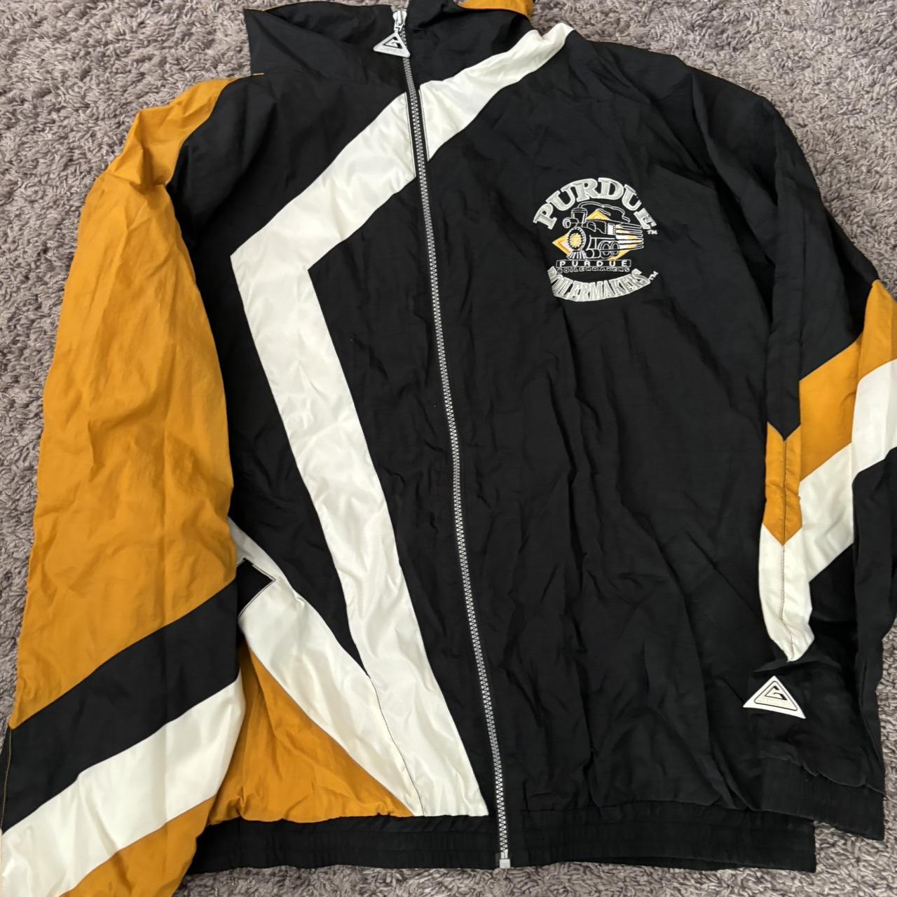 Vintage Purdue windbreaker from the 80s. Mens XL,... - Depop