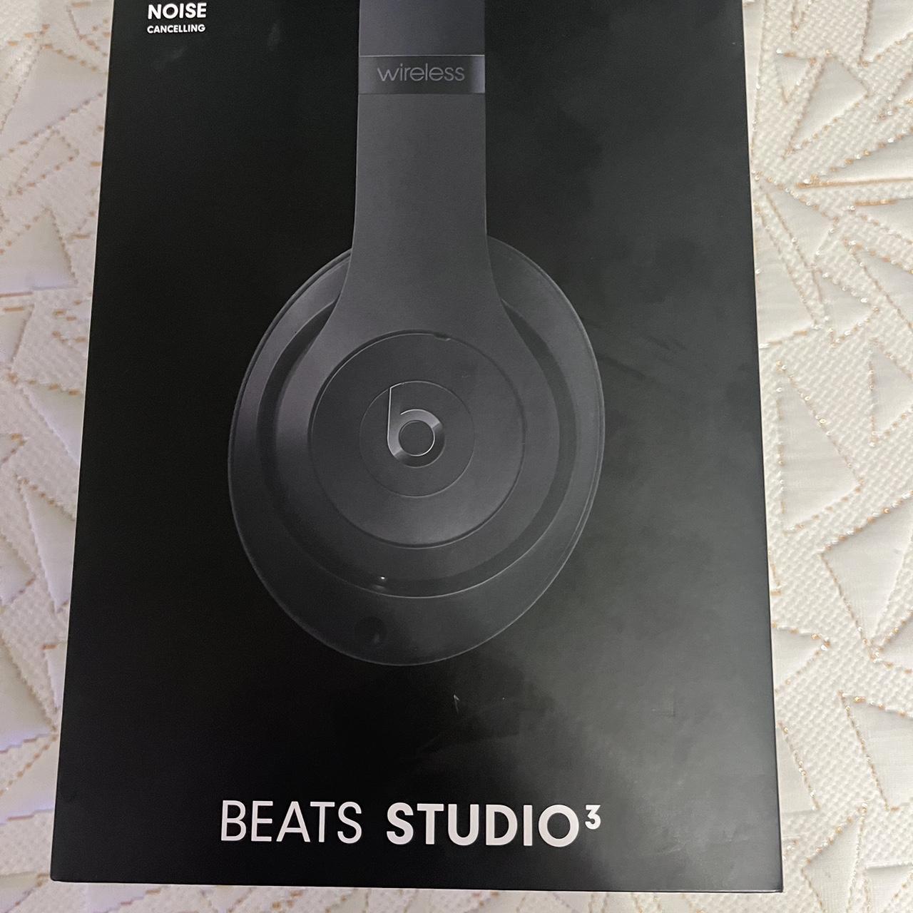 Beats Studio 3 black headphones Comes with the box... | Depop