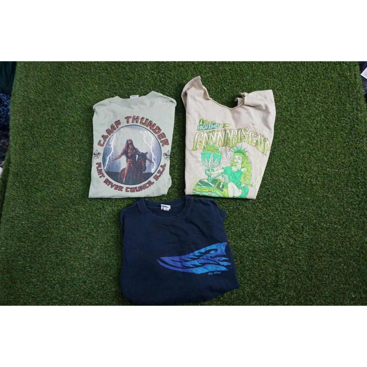 Lot Of 3 Random Assorted Unisex T-Shirt Graphic Tee... | Depop