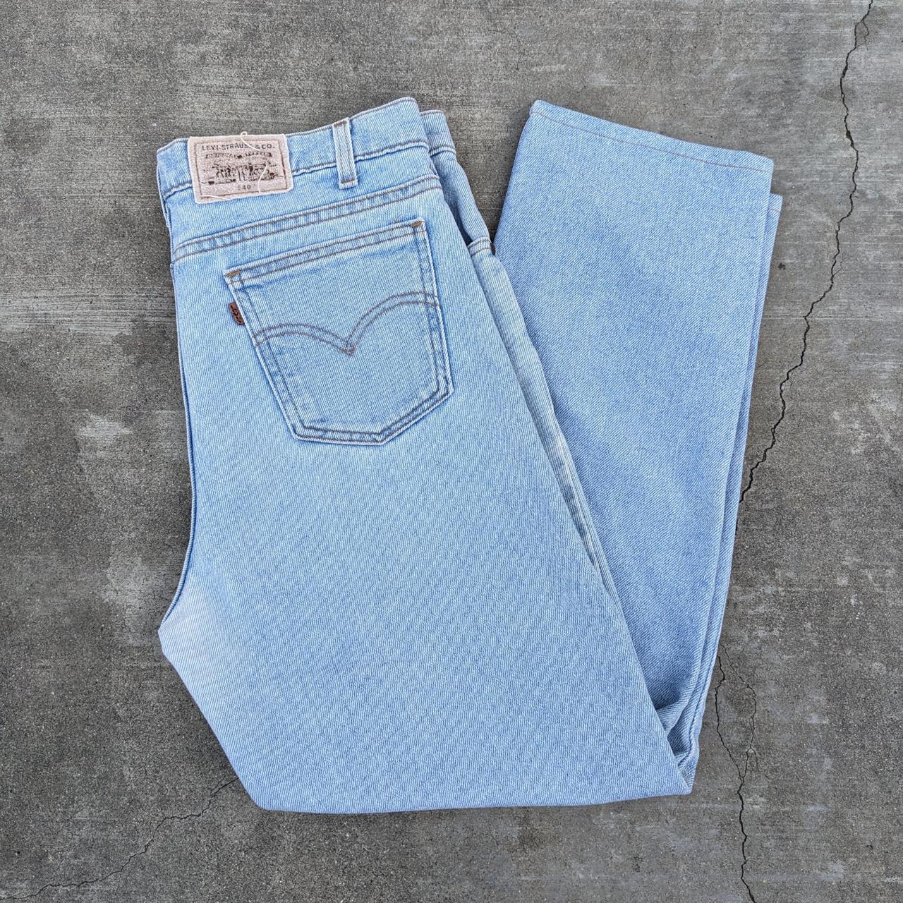 Vintage Levi’s 540 Flex Light Wash Jeans Made in USA... | Depop