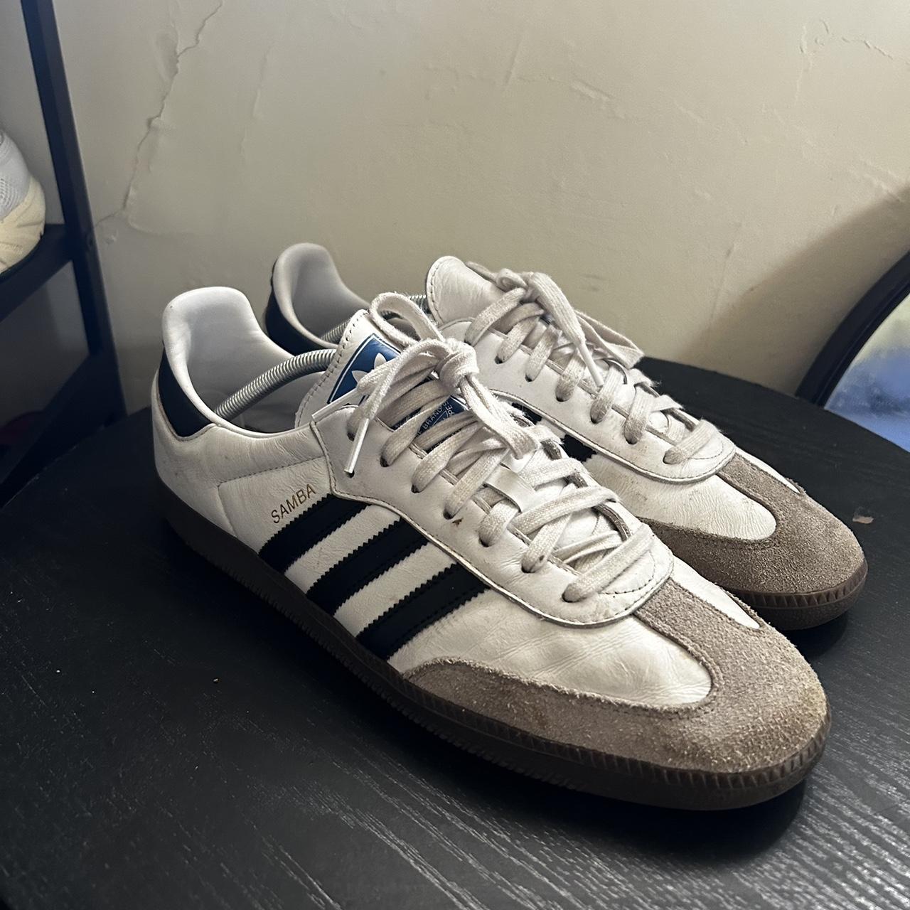 Adidas Sambas Size: 11us In great condition hardly... - Depop