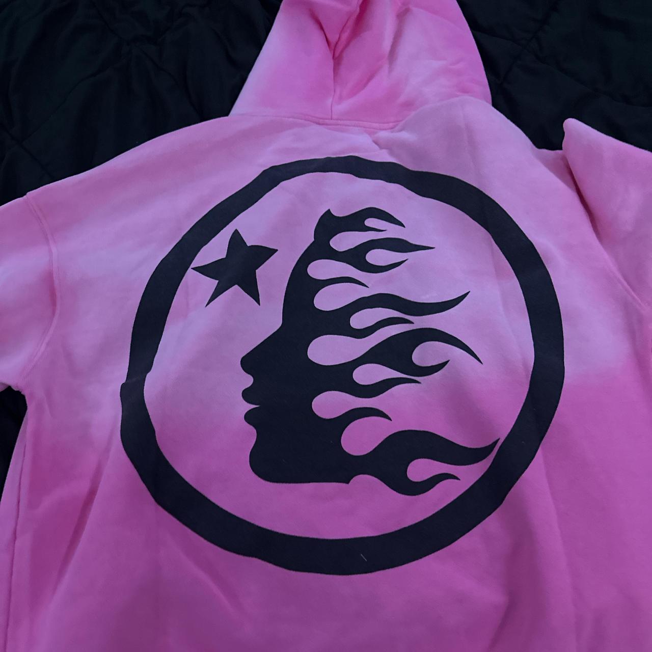 Hellstar pink zip up hoodie #streetwear#hellstar - Depop