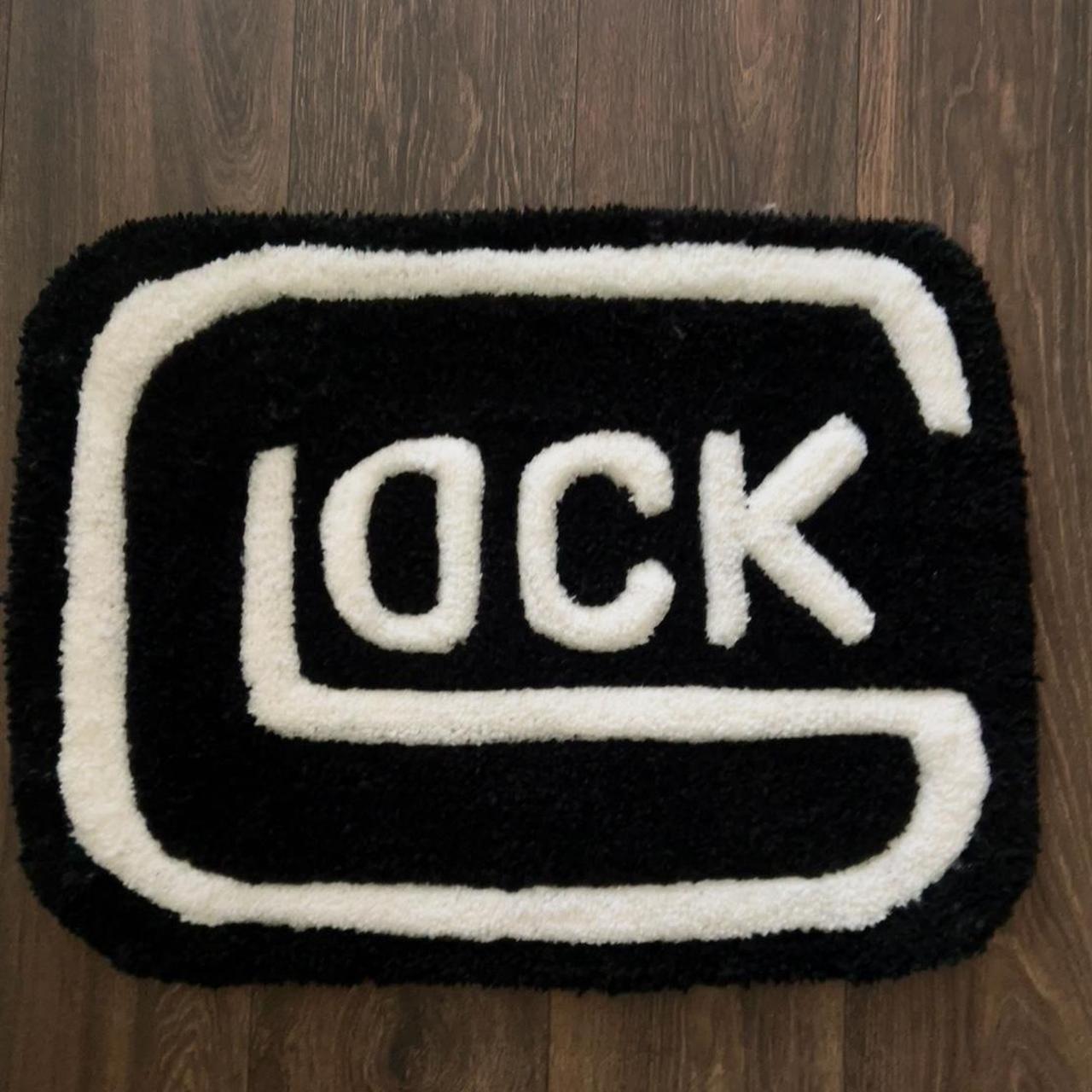Black and white Glock gun rug #gundecor #homedecor | Depop