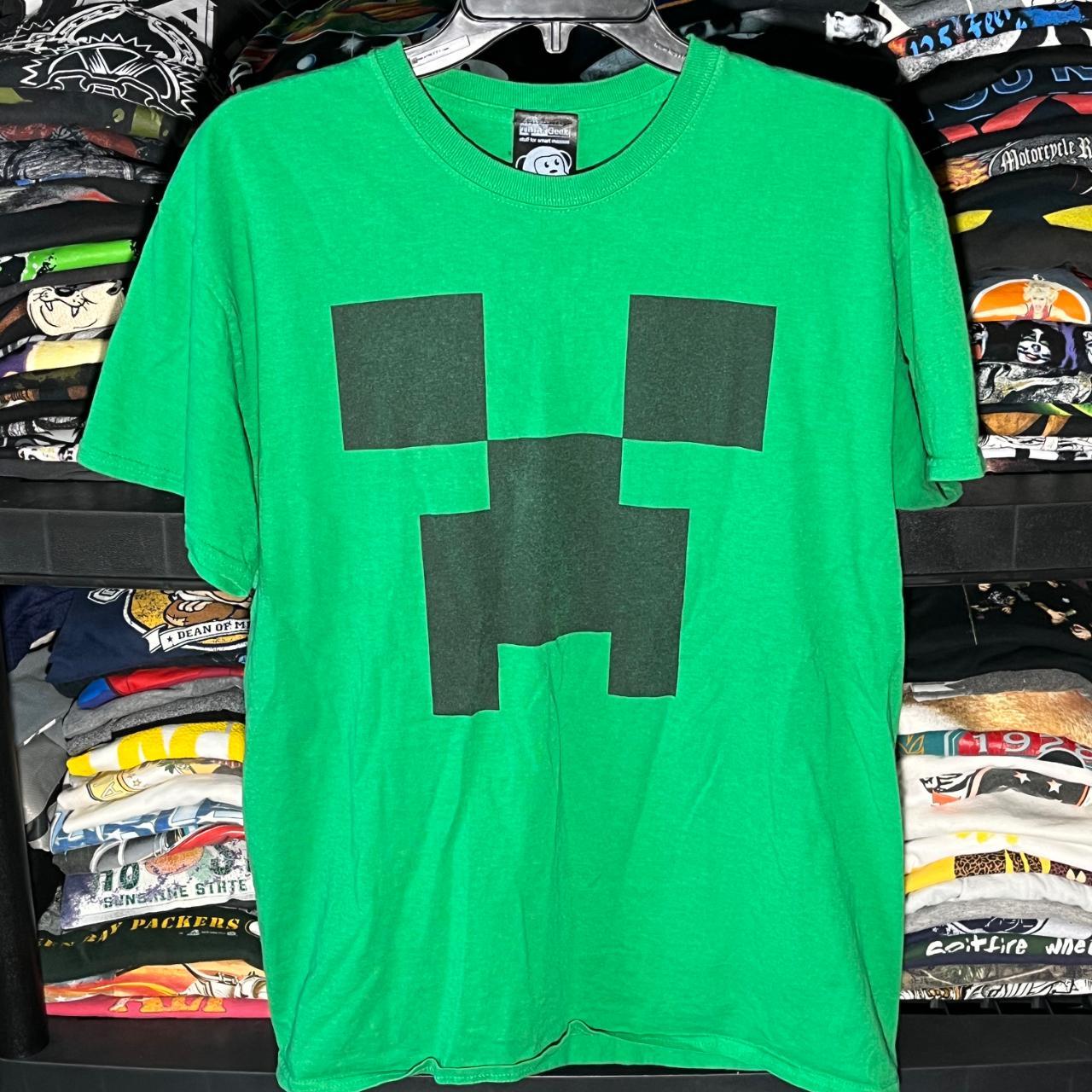 Y2K Scene Emo Goth Think Geek Minecraft Creeper... - Depop
