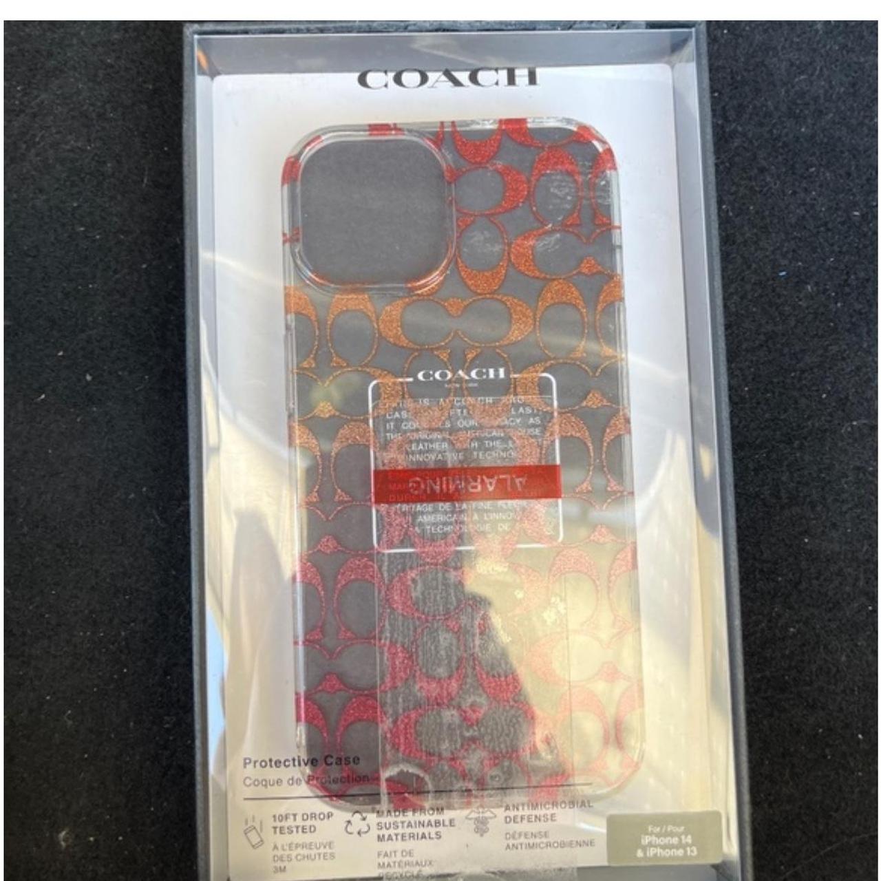 Coach cell phone case. Brand new. - Depop