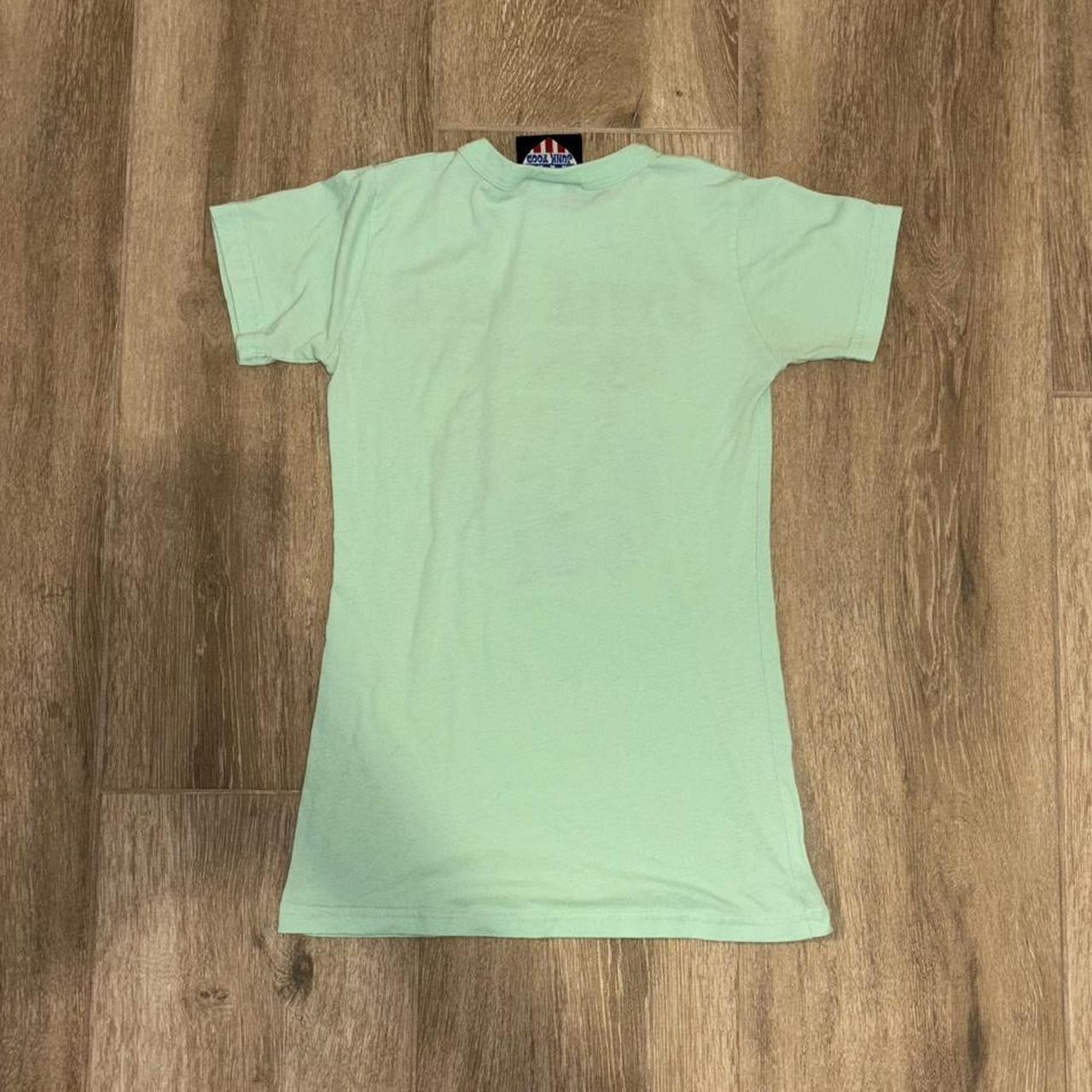 VINTAGE 00s junk food little miss giggles tee💚 size... | Depop