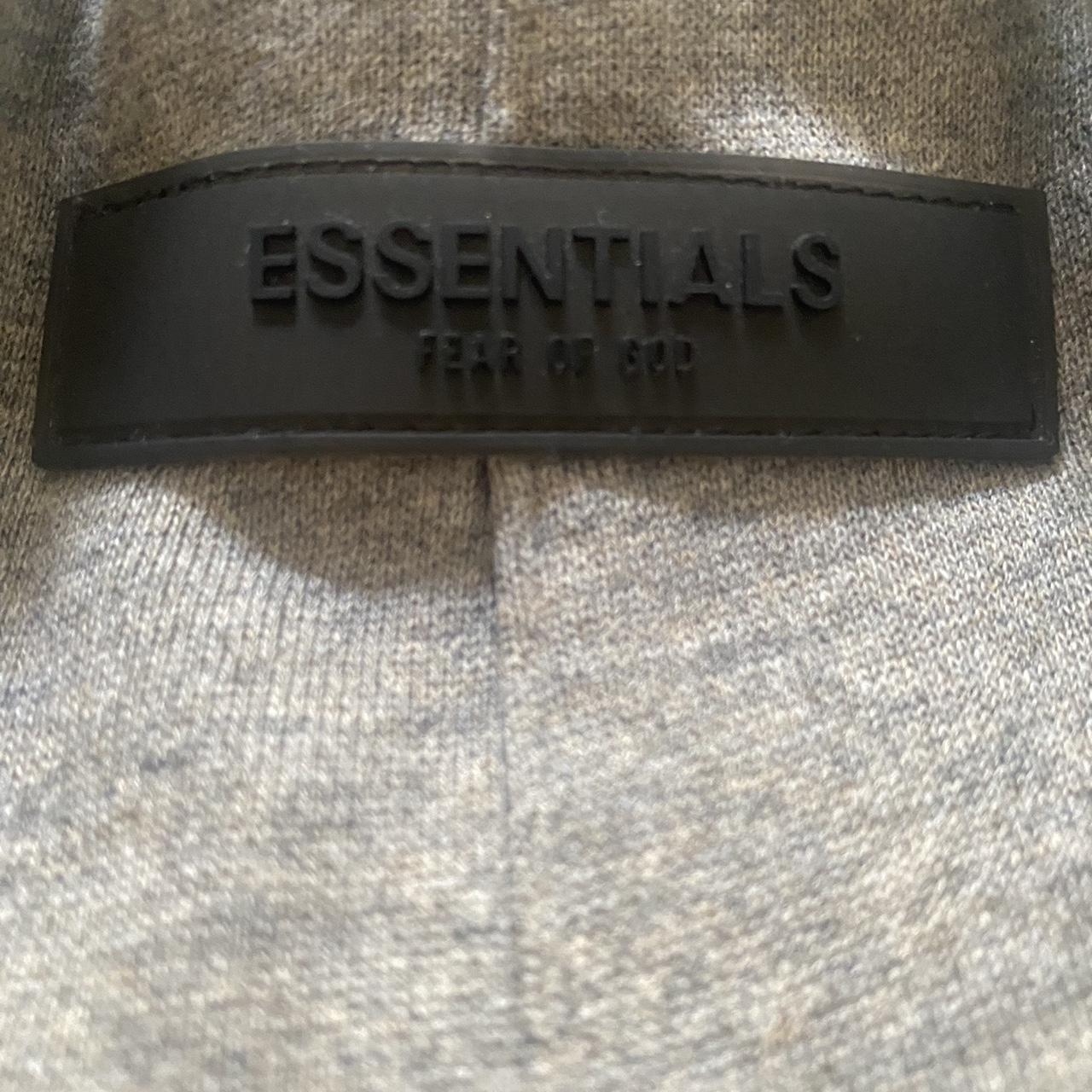 Grey essentials sweat pants Size small Brand new,... - Depop