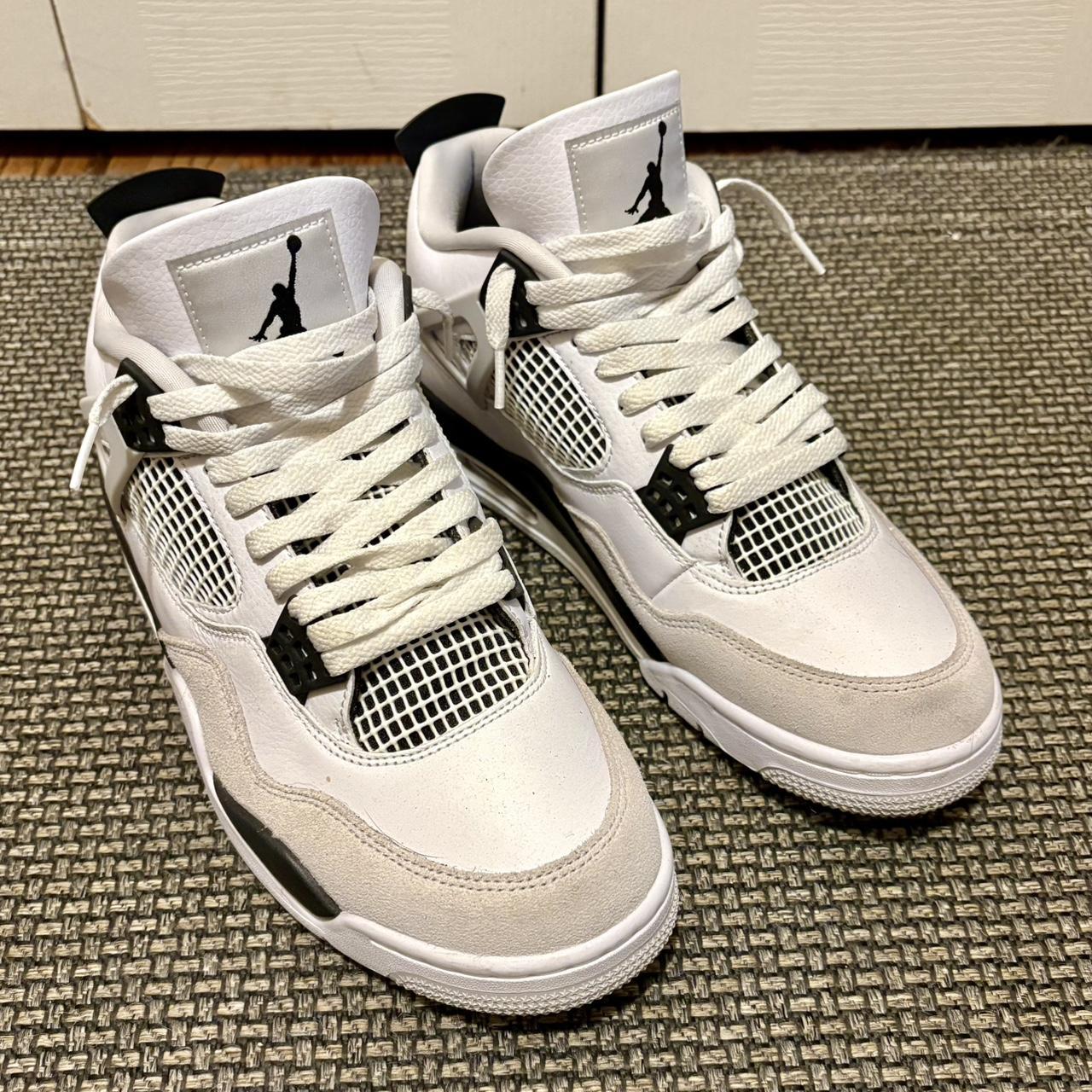 Authentic Air Jordan 4’s “Military Black” colorway... | Depop