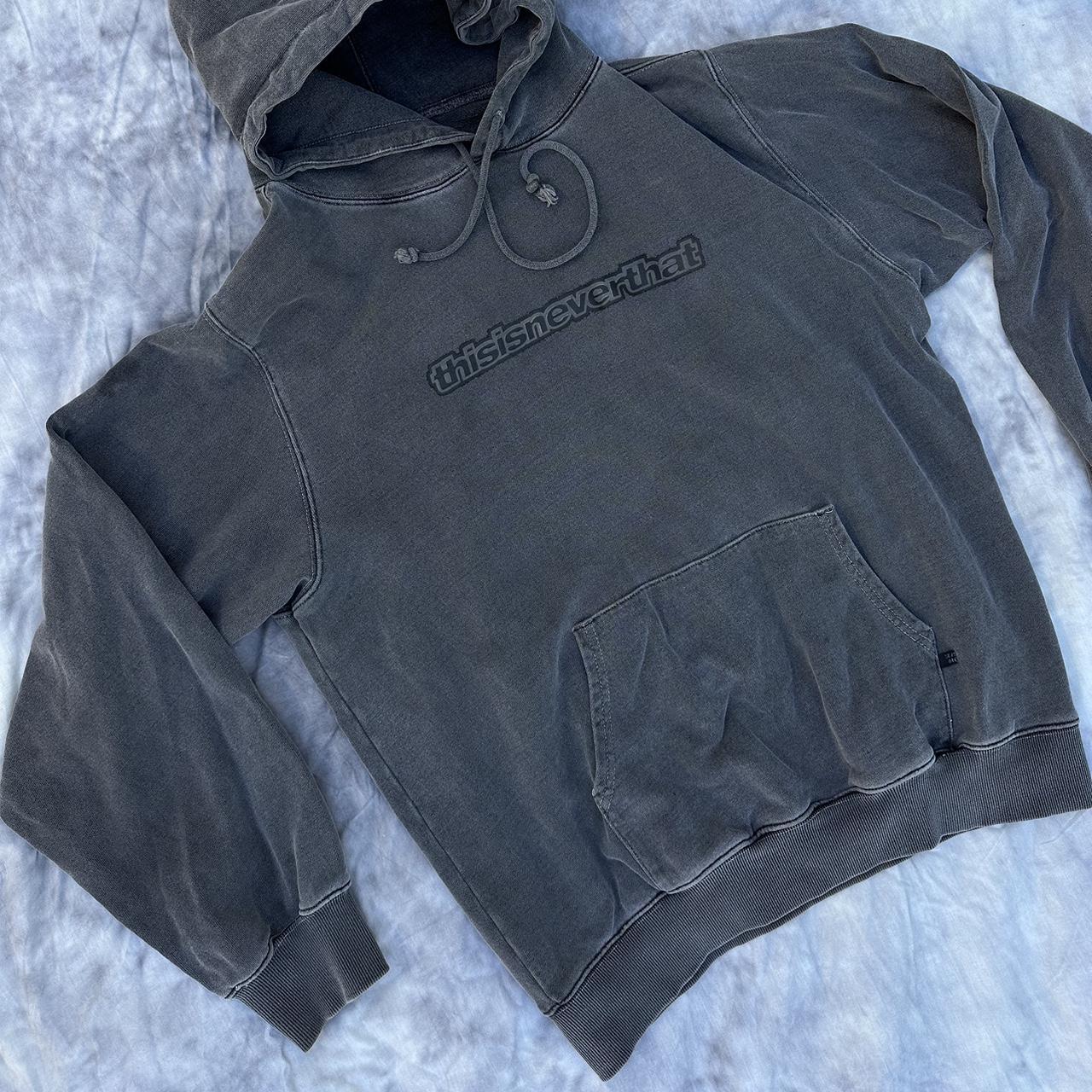 ৎ୭ stonewash hoodie • Thisisneverthat - Depop