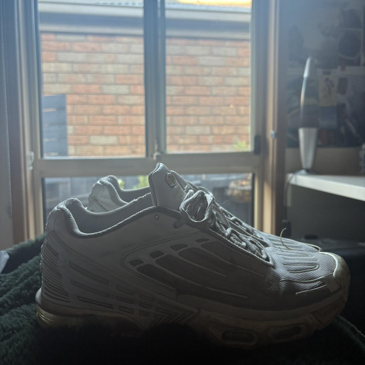 White Nike TN3 Only damage on slide 3 Negotiable | Depop