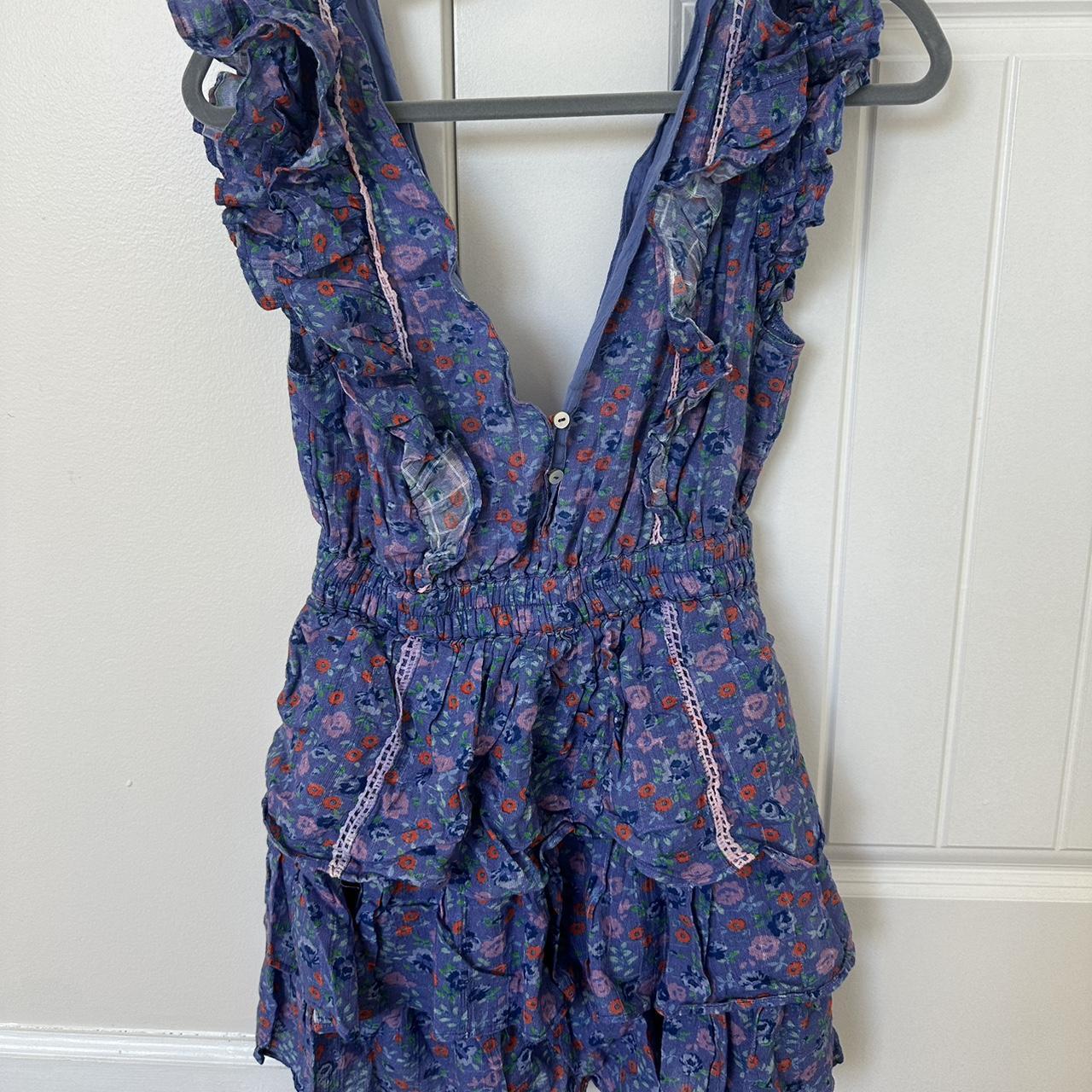 LoveShackFancy purple mini dress - Depop