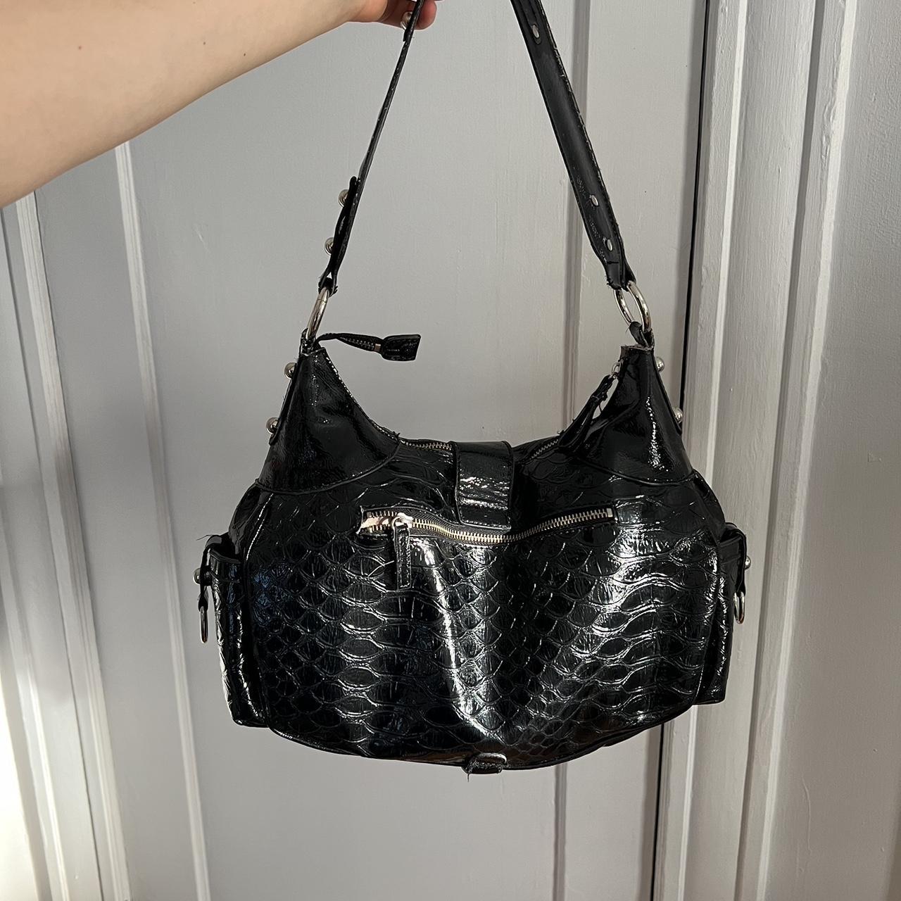 Y2k vintage black guess bag #y2k #vintage #guessbag... - Depop
