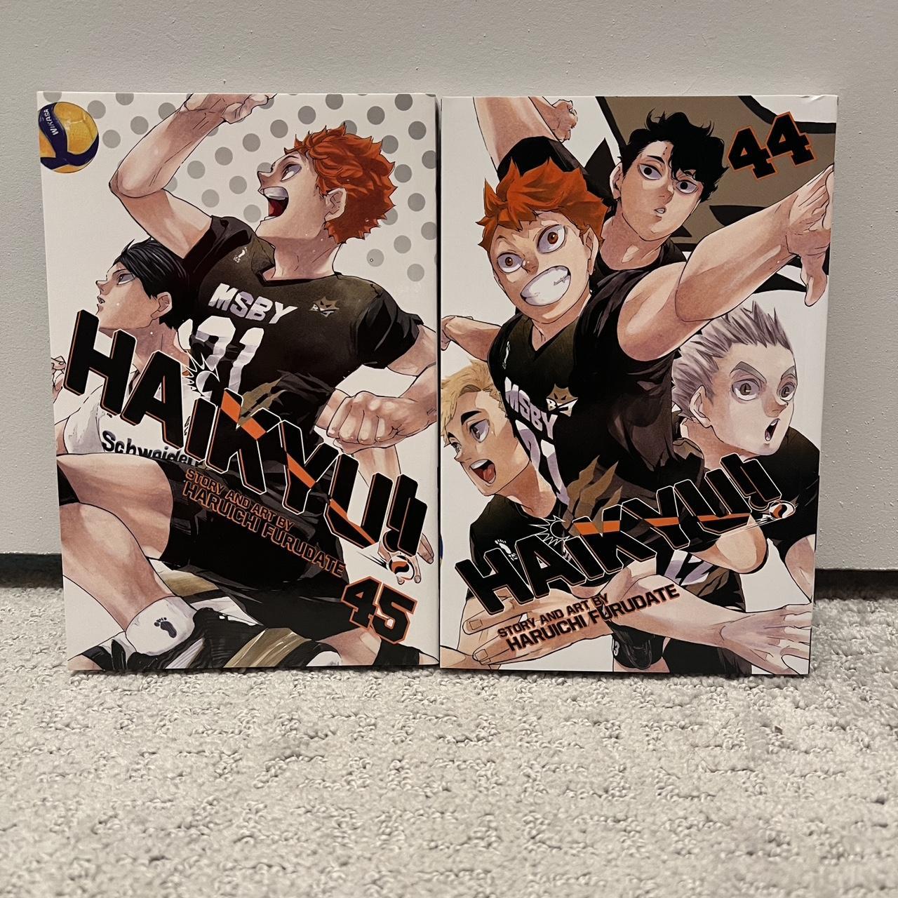 Haikyuu! 45 and 44 volume manga set - black and... - Depop