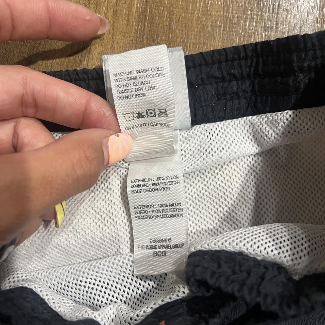 Harley Davidson navy and orange swim trunks - Kids... - Depop