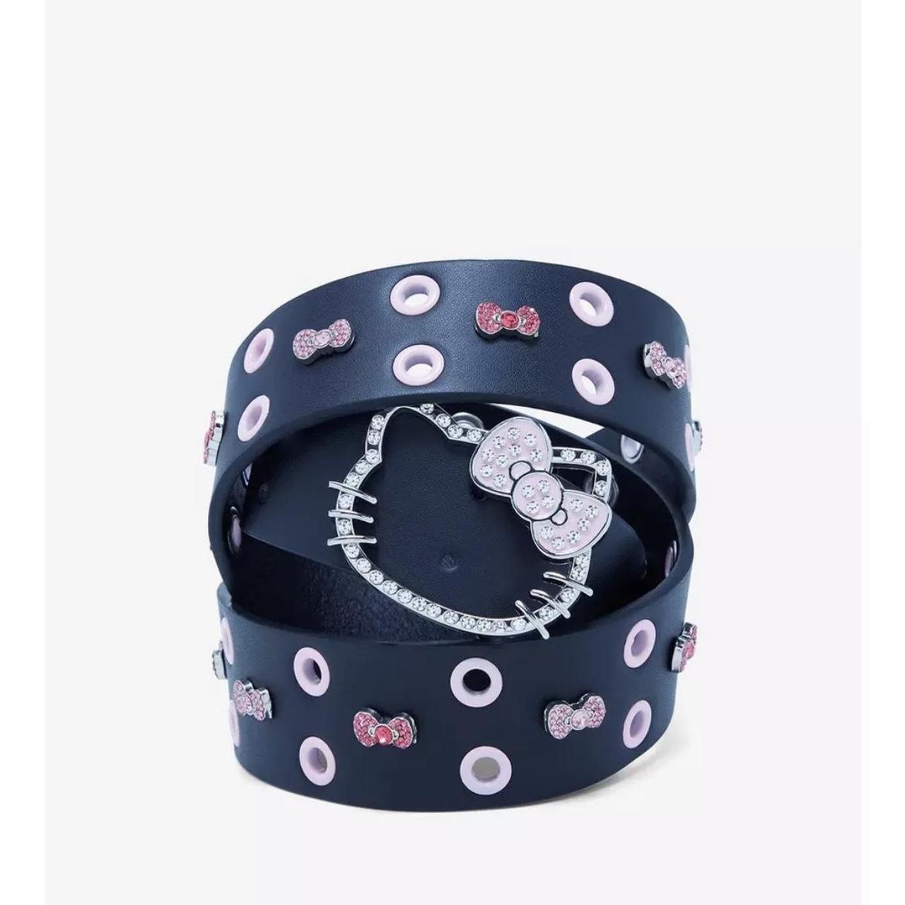 New hello kitty bow bling belt - Depop