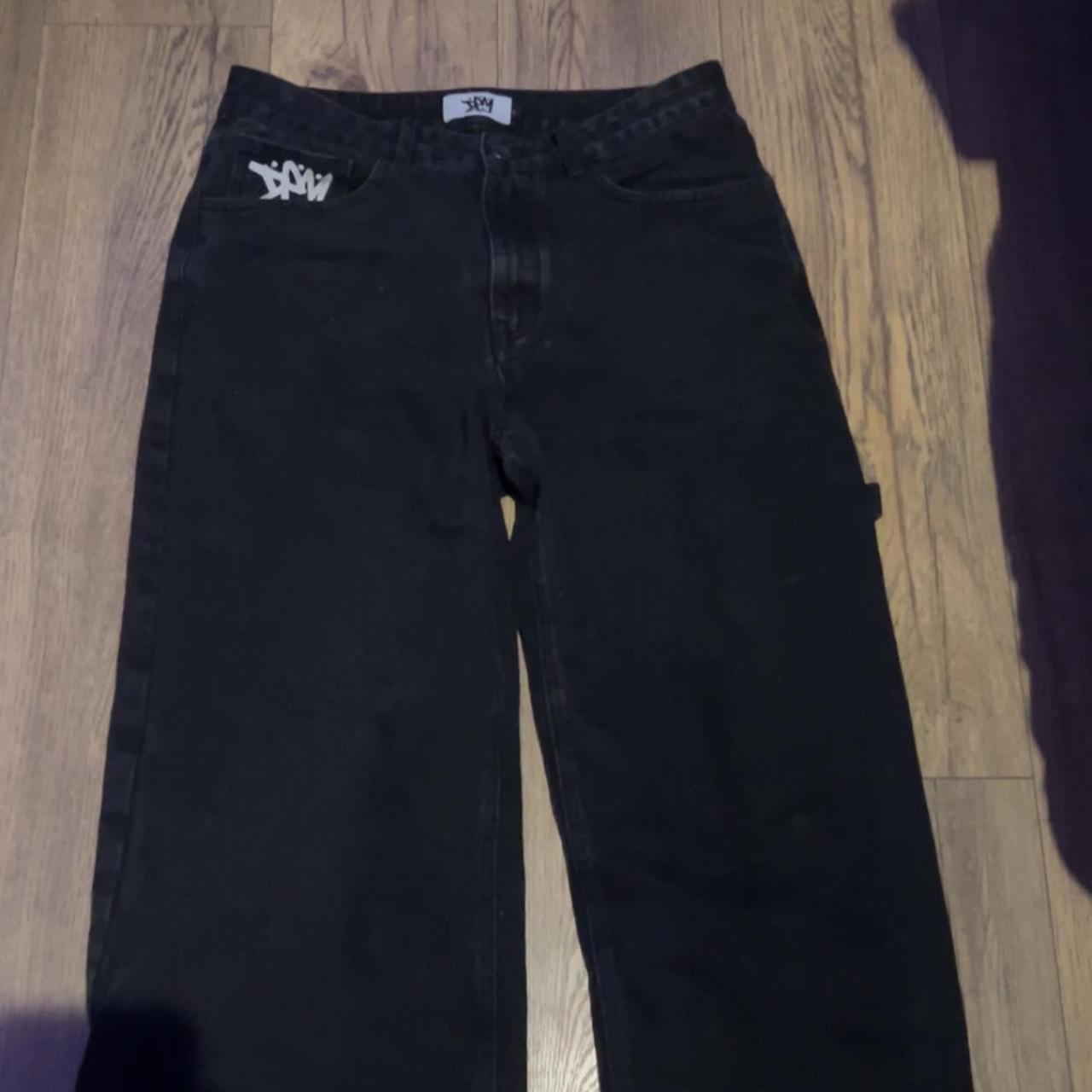 Dem Pants Large Black #Baggy #Underground #Dem 32-34 - Depop