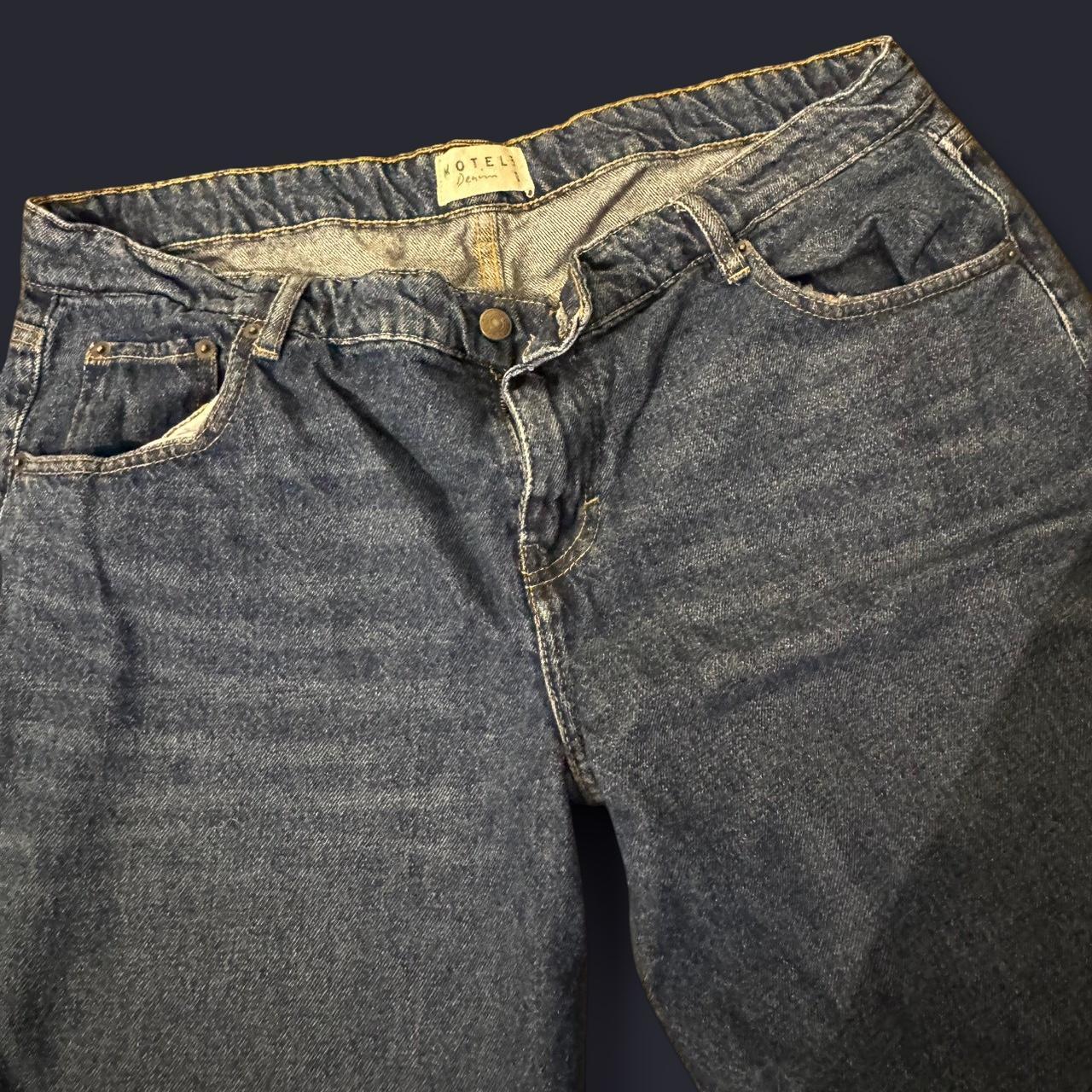 Motel Rocks Parallel Low Rise Jeans - wide leg -... | Depop