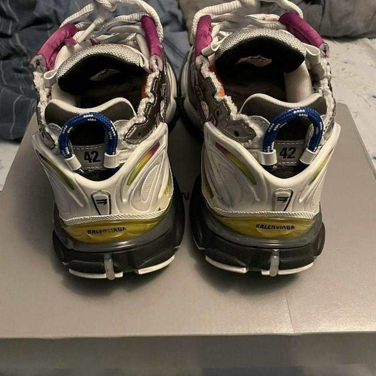 Balenciaga multicolor track runners size 12 - Depop
