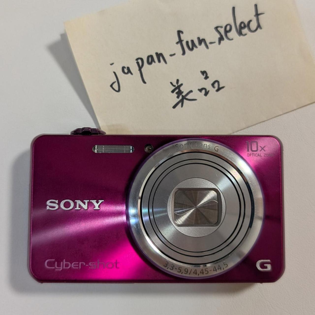 SONY Cyber Shot Digital Camera Pink DSC-WX170 18.2MP... - Depop
