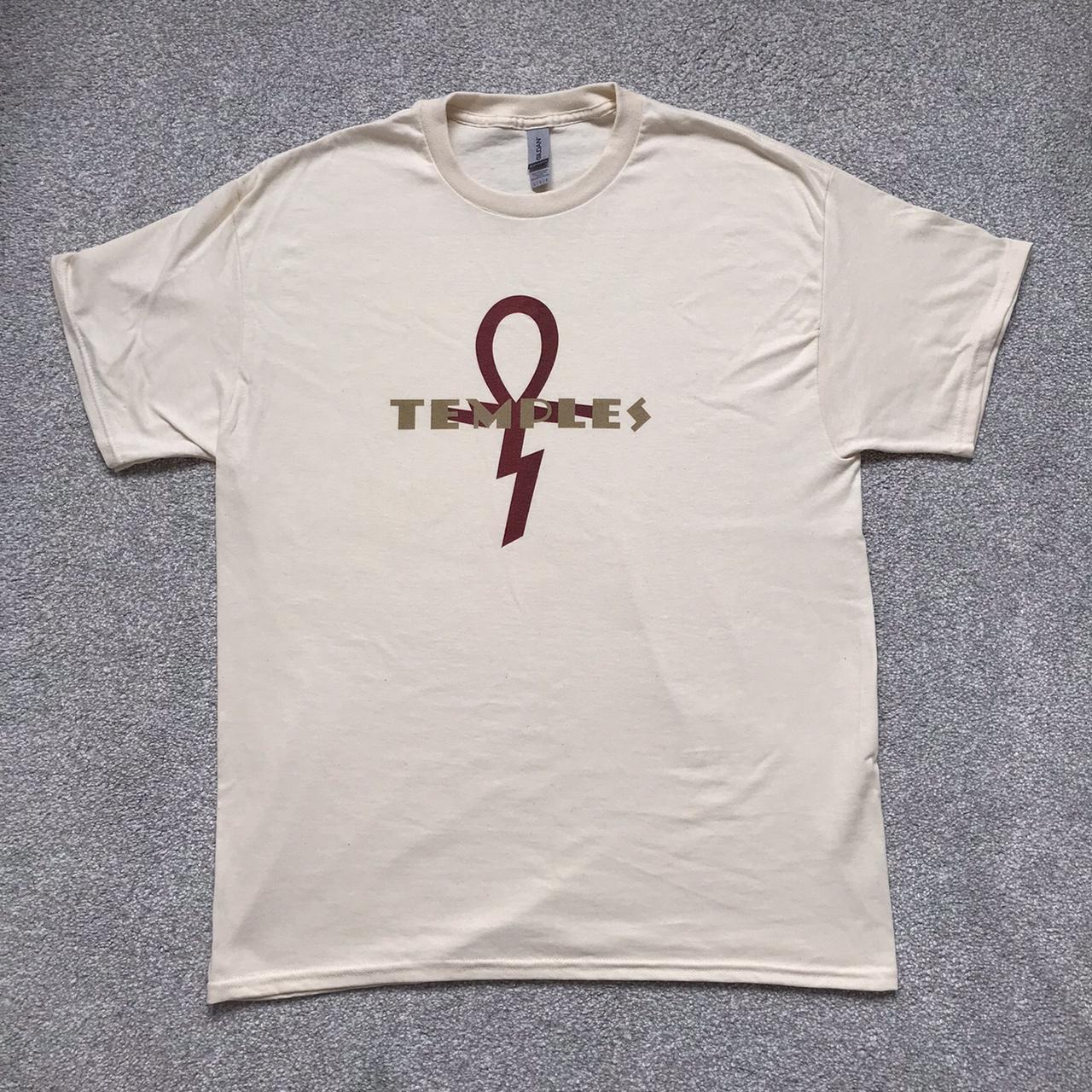 Temples Band T-Shirt • Size is Large, though fits... - Depop