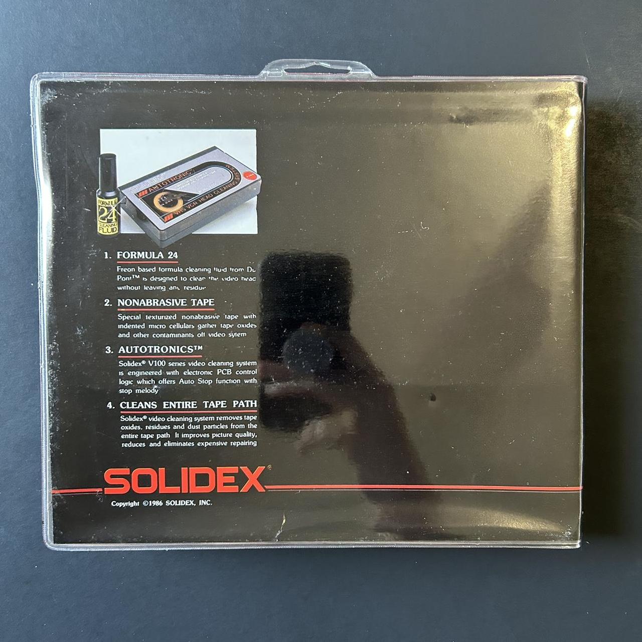 Vintage 1986 Solidex VHS VCR Camcorder Cleaning... | Depop