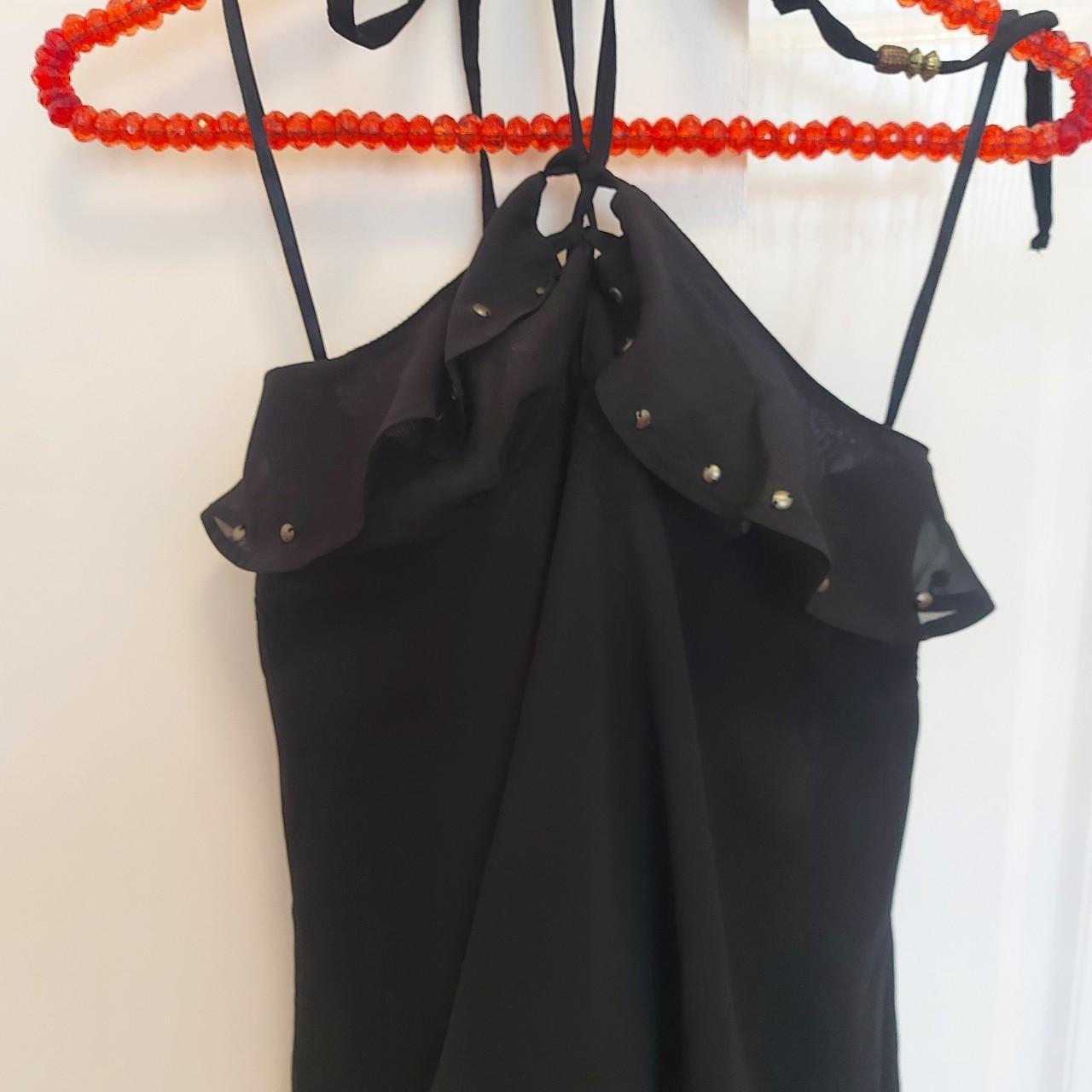 Roxy halter top, ruffle studded detail. Perfect... - Depop