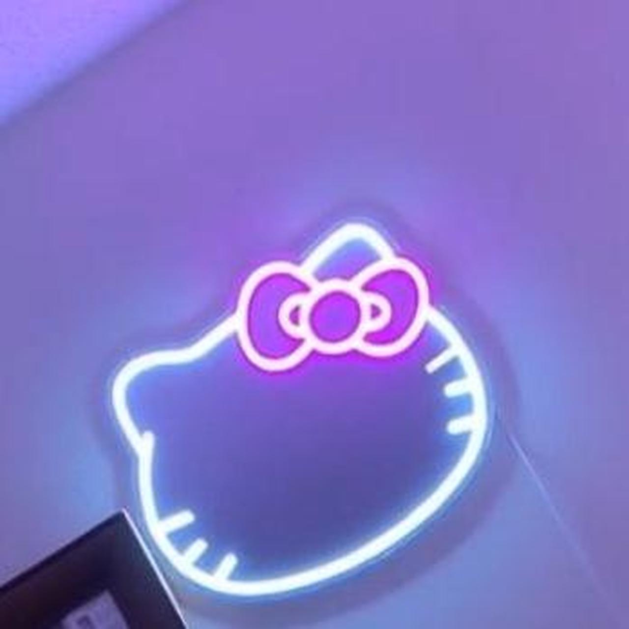 hello kitty LED mirror - Depop