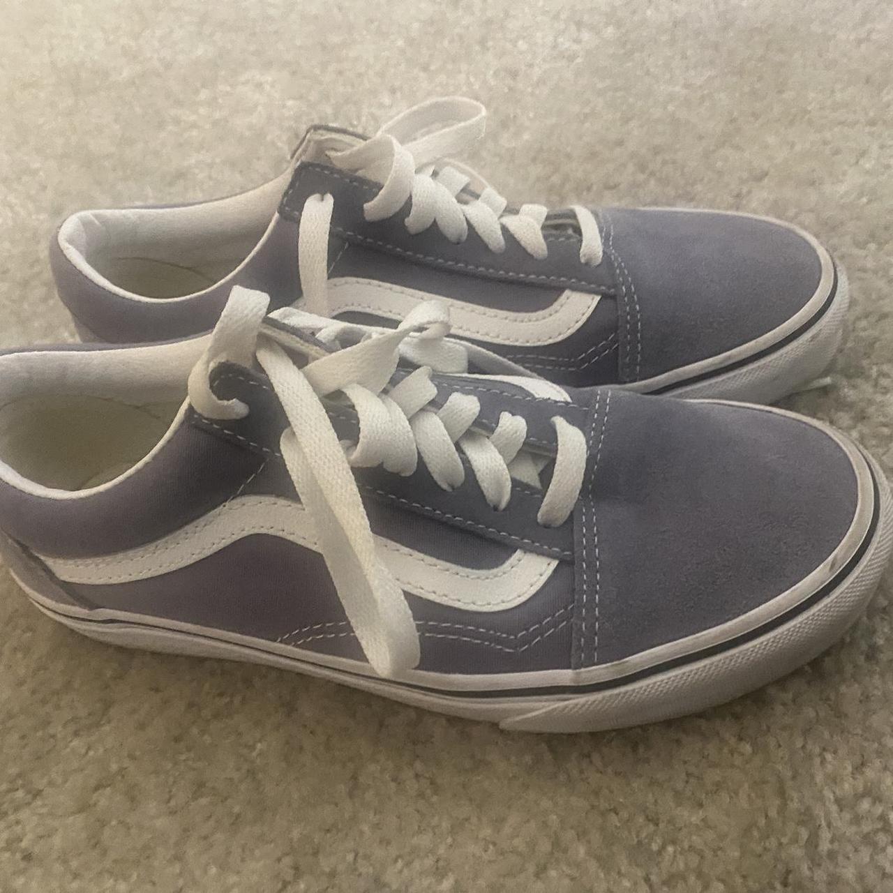 navy blue vans like new size 7.5 in women’s - Depop