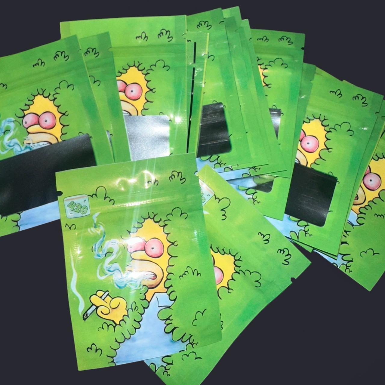 Homer Simpson ZaZa mylar baggies pack of 28 Message... | Depop