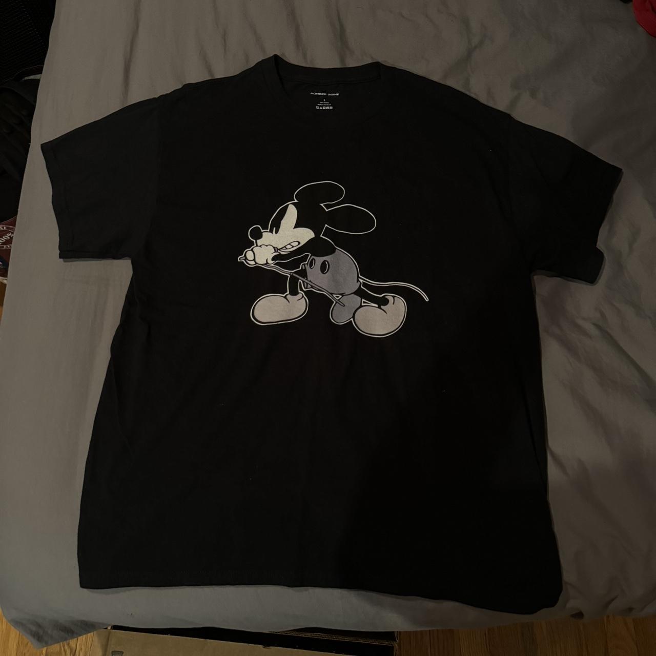 Number Nine Mickey Double Sided Tee Size... - Depop