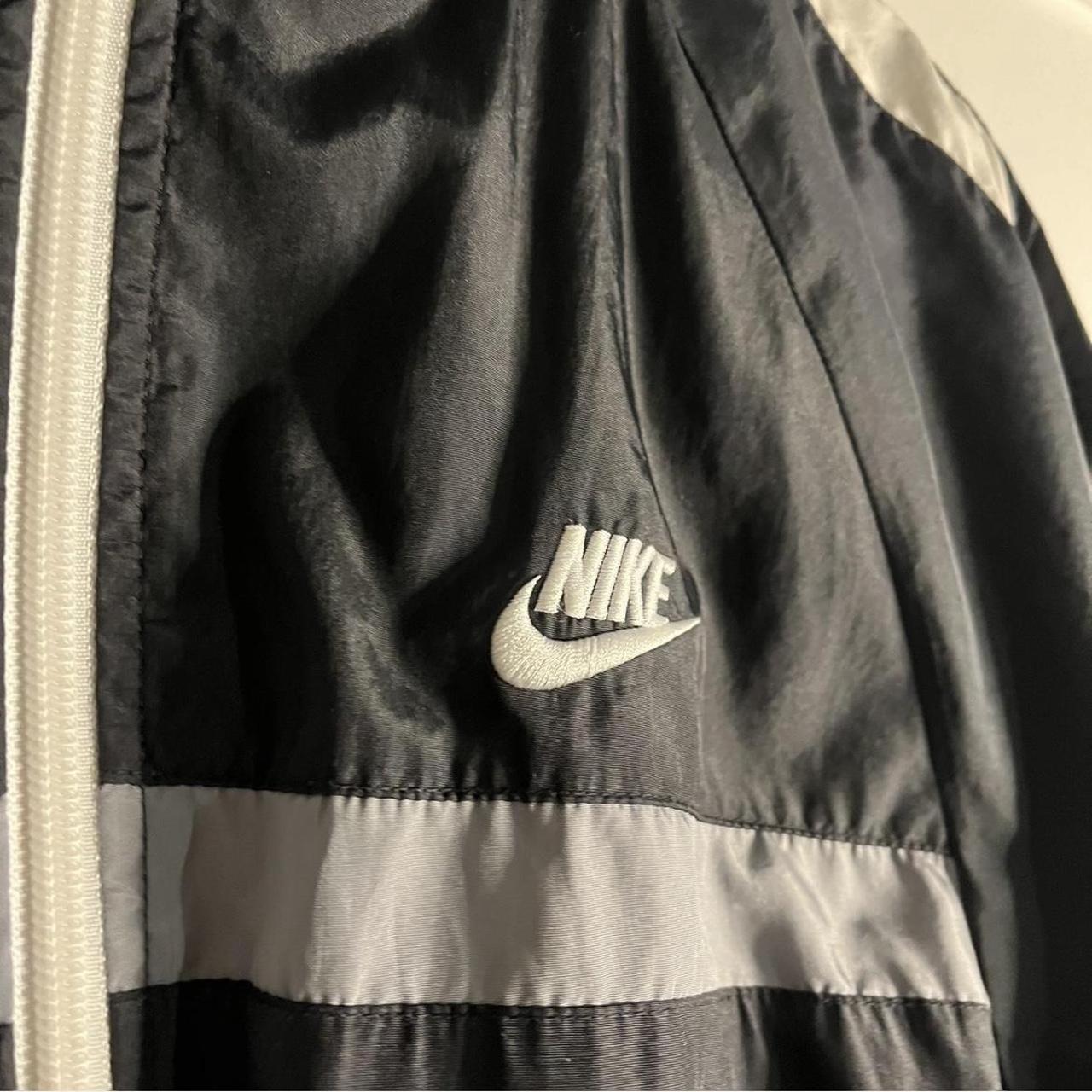 Vintage black Nike track jacket size xxs-xs Very... - Depop