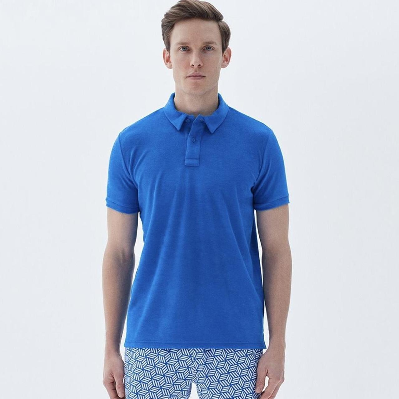 Men's Blue Polo-shirts | Depop