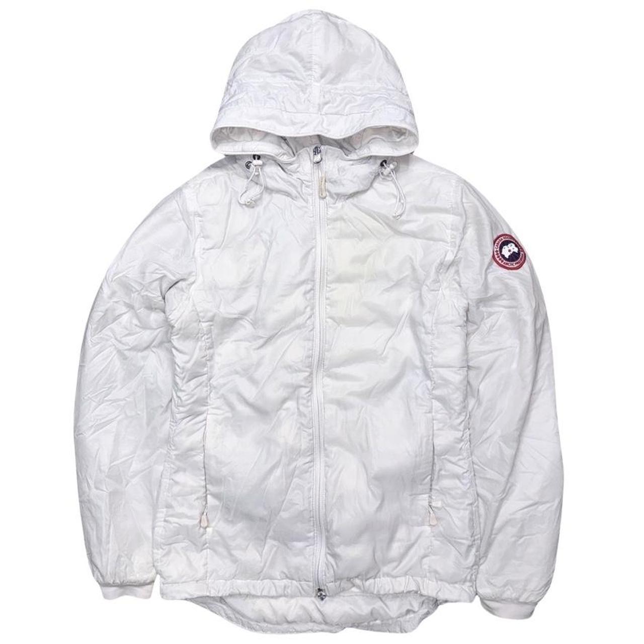 WOMENS WHITE CANADA GOOSE LIGHT WEIGHT PILLOW POCKET... - Depop
