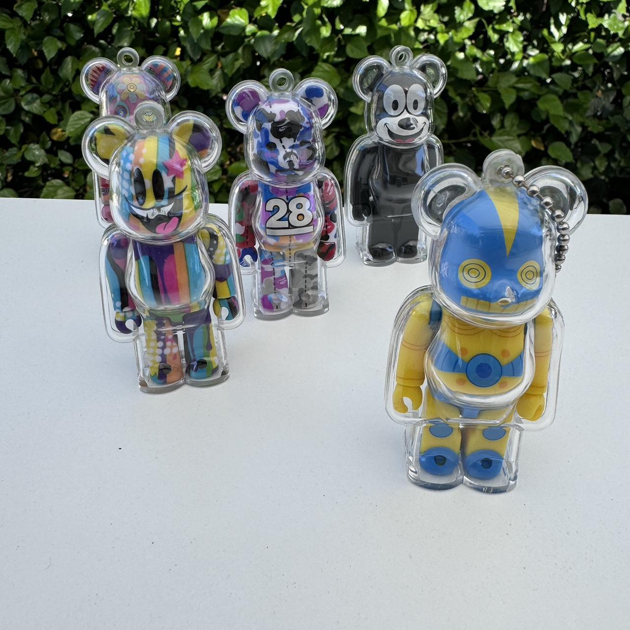 Bearbrick 100% Clear Plastic Keychain Case. Take... - Depop