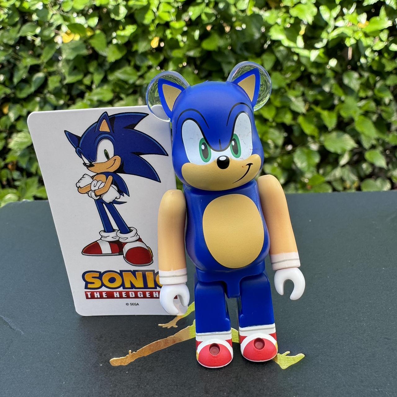 Sonic Series 46 Bearbrick Authentic 100% with Card - Depop