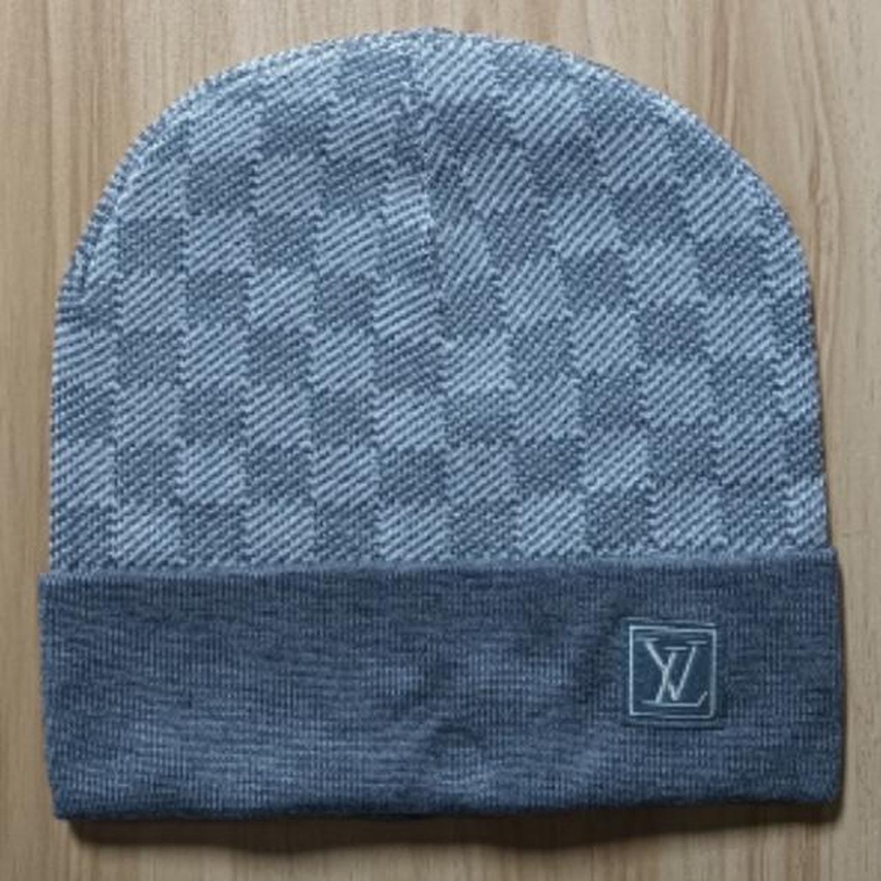 Lv grey beanie - Depop