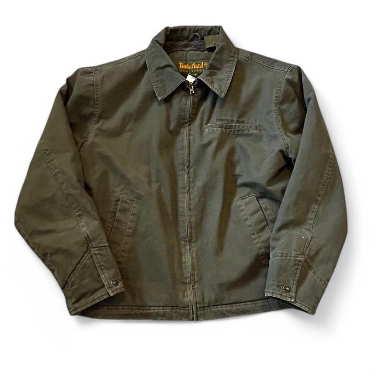 Vintage timberland Detroit jacket carhartt look... | Depop