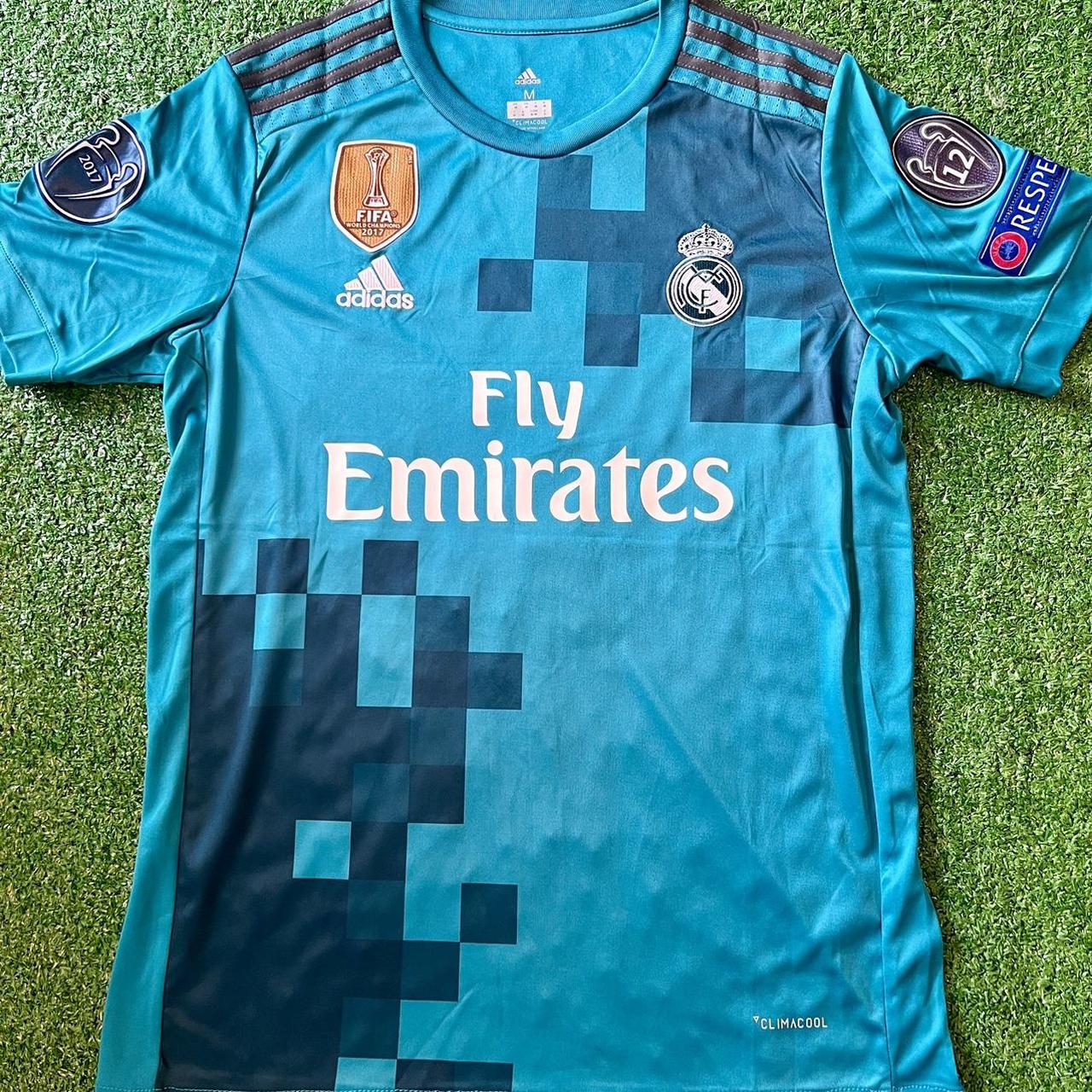 Adidas Real Madrid CF 2017-18 Third Jersey Cristiano... - Depop