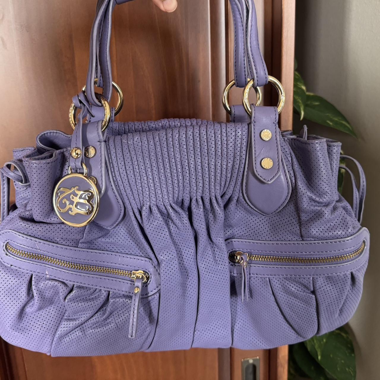 Gorgeous violet leather Tosca Blu handbag. New... | Depop