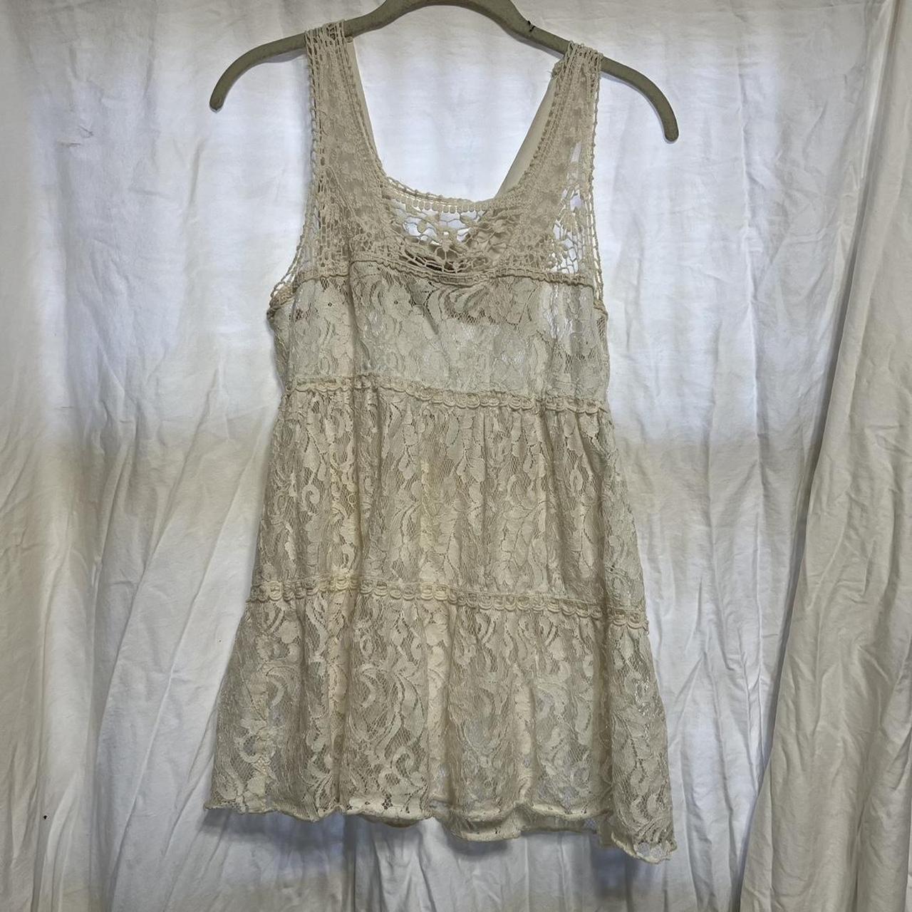 American rag cie lace top or mini dress - Depop